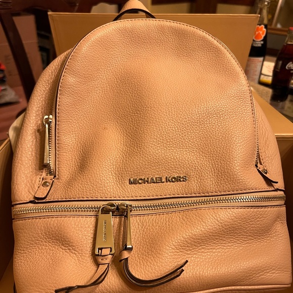 Bags | Michael Kors Back Pack Pink | Poshmark